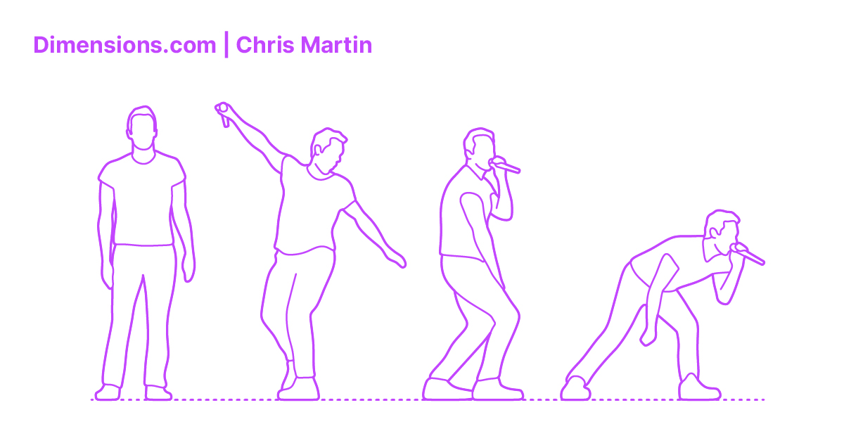 Chris Martin Dimensions & Drawings | Dimensions.com