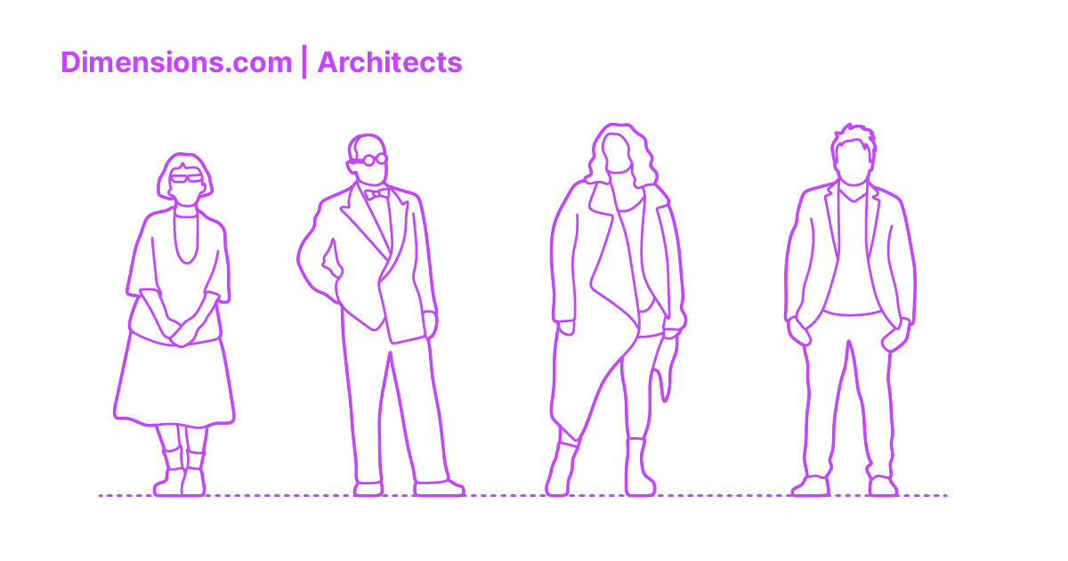 Architects Dimensions & Drawings | Dimensions.com