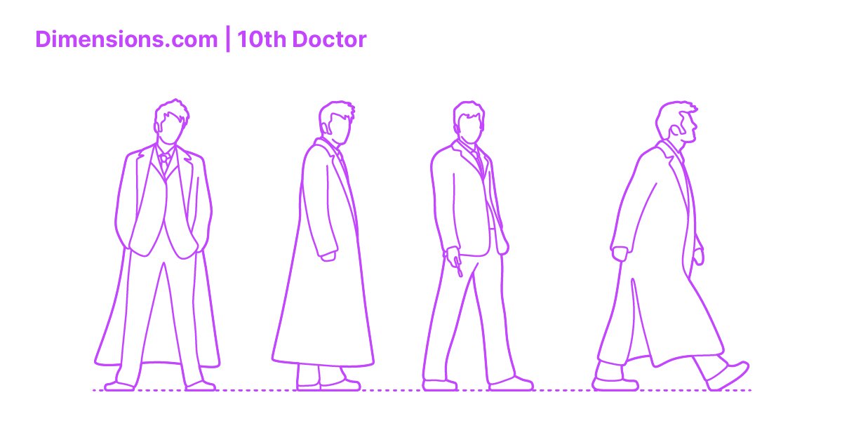 10th Doctor Dimensions & Drawings | Dimensions.com