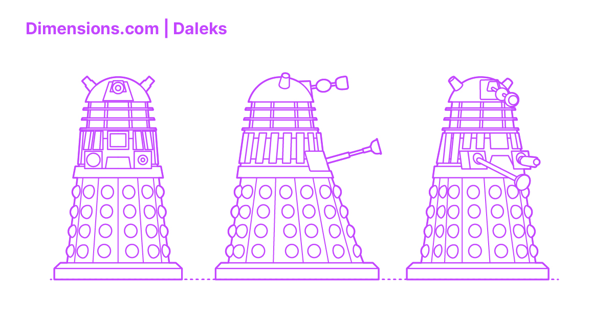 Daleks Dimensions & Drawings | Dimensions.com