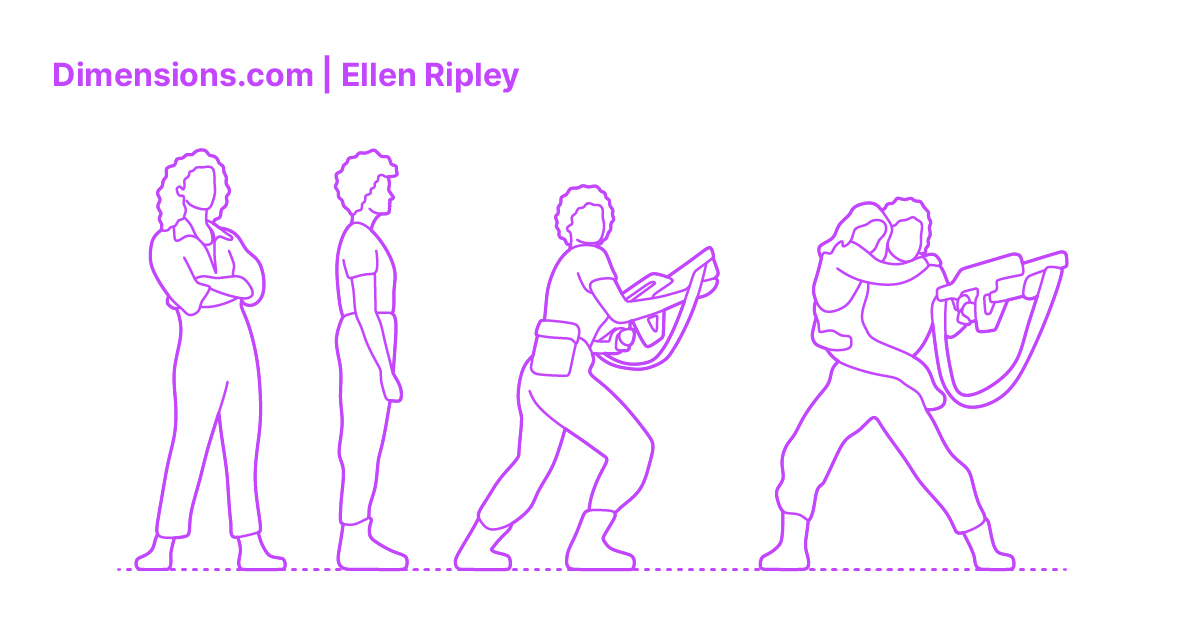 Ellen Ripley Dimensions & Drawings | Dimensions.com
