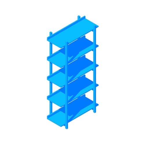 Stax Bookcase Dimensions & Drawings | Dimensions.com