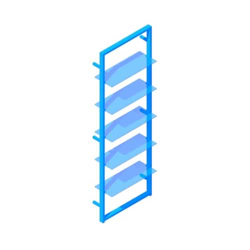 Tesso Bookcase Dimensions & Drawings | Dimensions.com