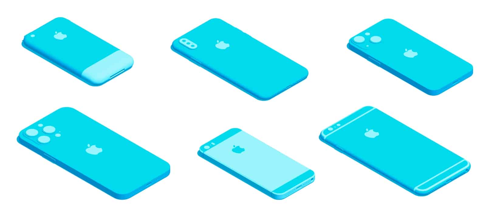 Apple iPhones Dimensions & Drawings | Dimensions.com