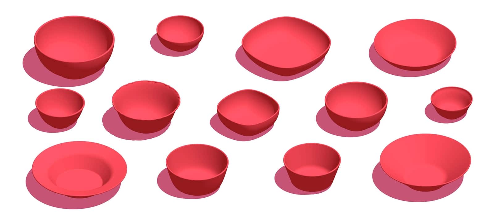 Bowls Dimensions & Drawings | Dimensions.com