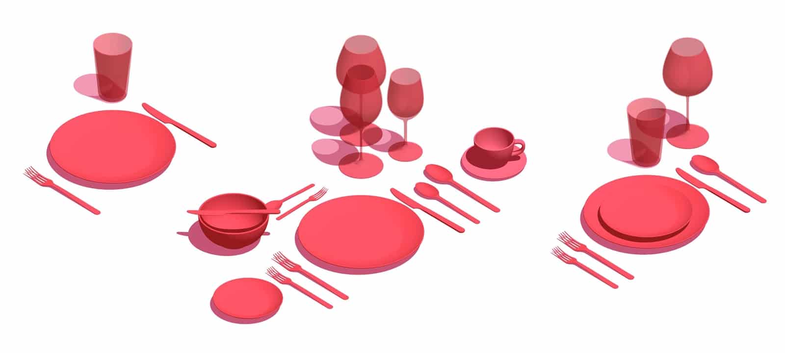Table Settings Dimensions & Drawings | Dimensions.com