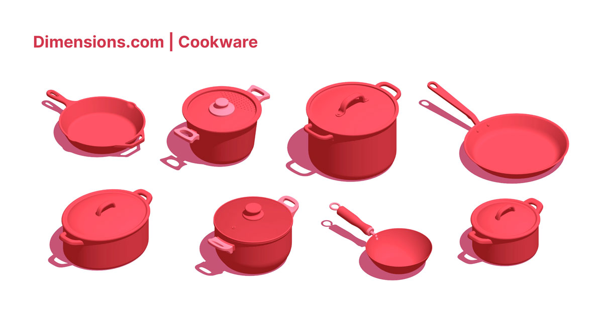 Cookware Dimensions & Drawings | Dimensions.com