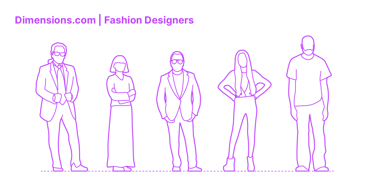 Fashion Designers Dimensions & Drawings | Dimensions.com