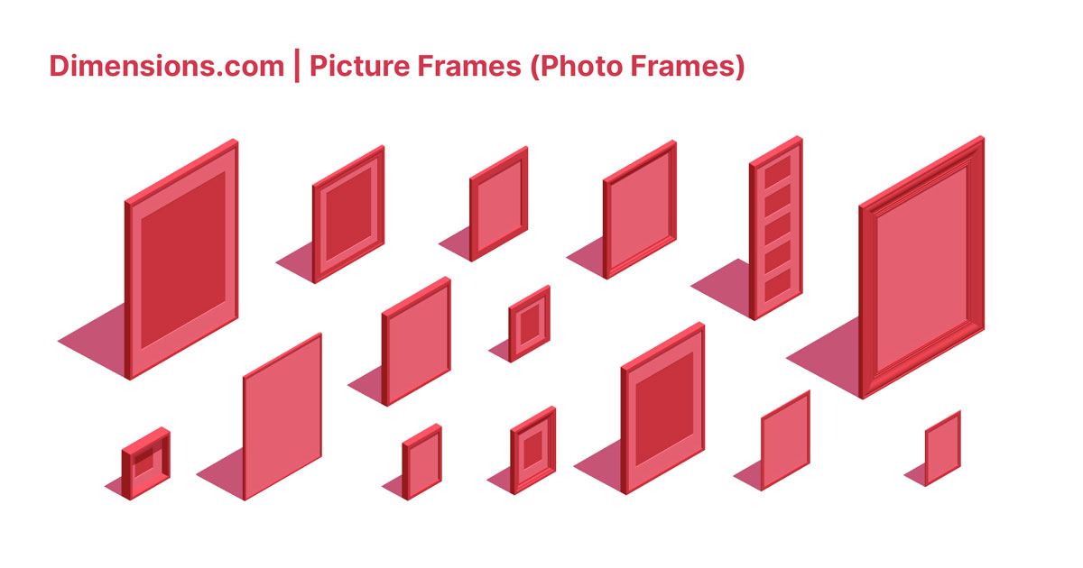 Picture Frames | Photo Frames Dimensions & Drawings | Dimensions.com