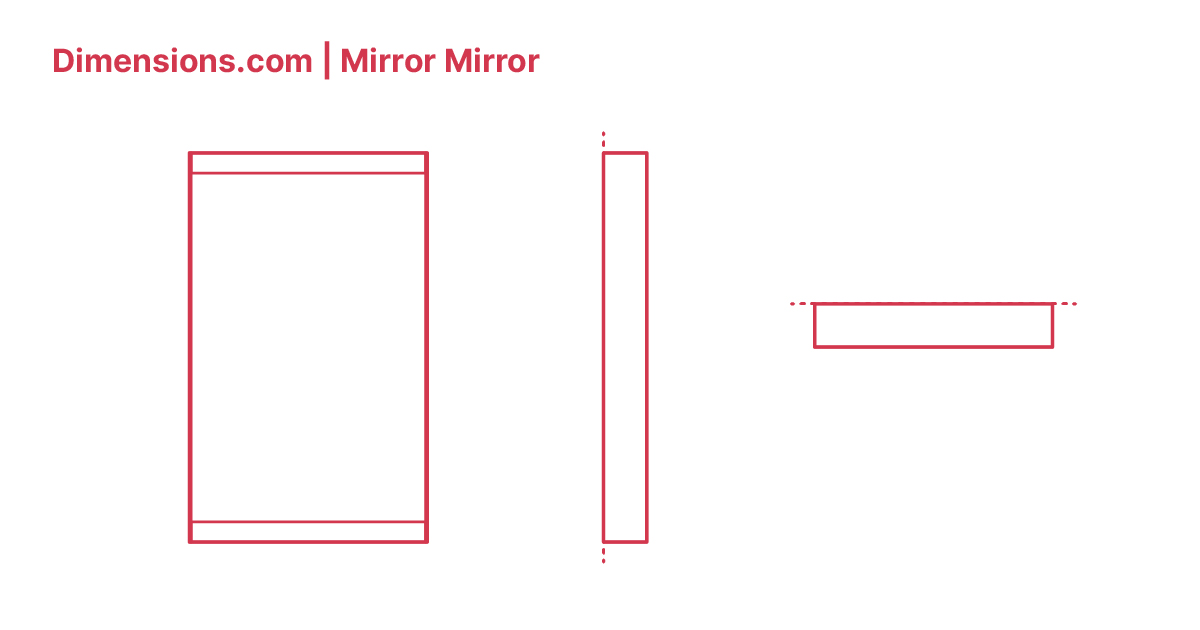 Mirror Mirror Dimensions & Drawings | Dimensions.com