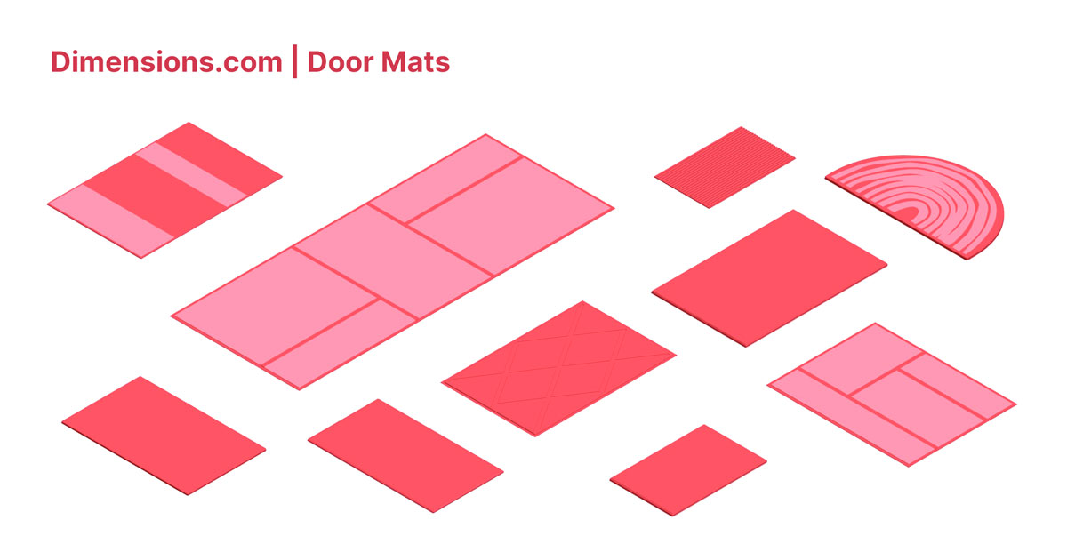 Door Mats Dimensions & Drawings | Dimensions.com