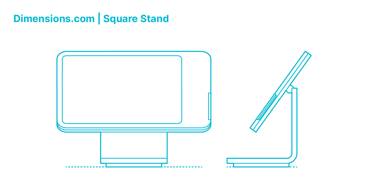 Square Stand Dimensions & Drawings | Dimensions.com