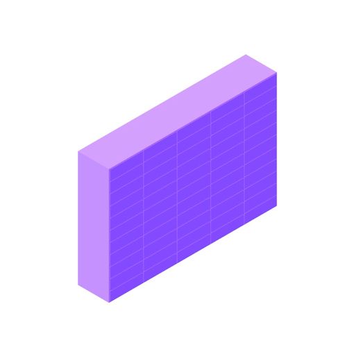 Stack Bond - Stretchers Dimensions & Drawings | Dimensions.com