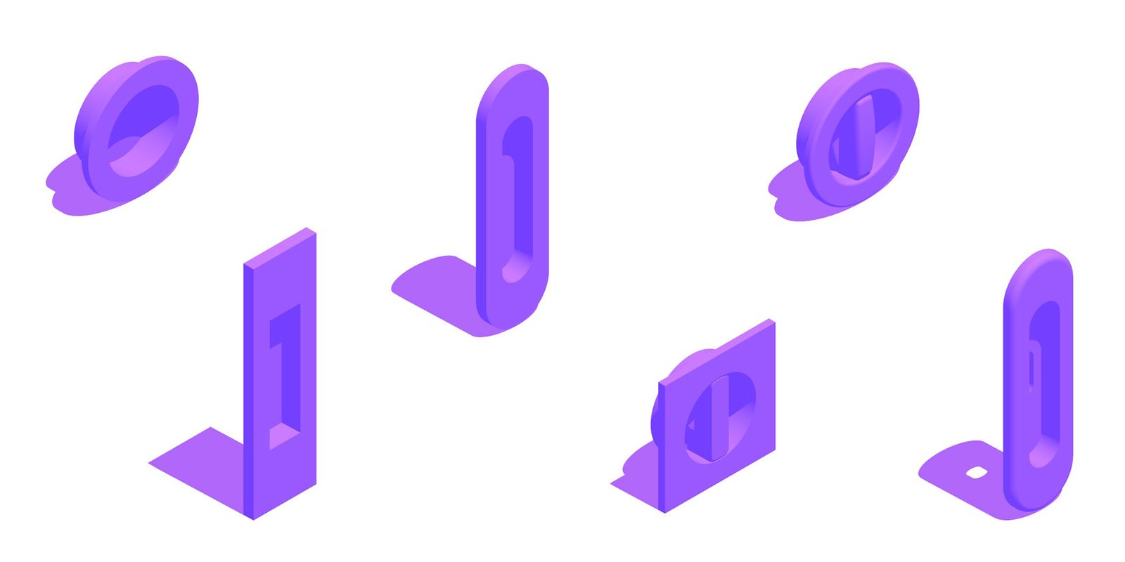 Flush Door Handles Dimensions & Drawings | Dimensions.com