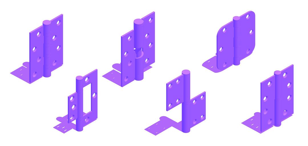 Door Hinges Dimensions & Drawings | Dimensions.com