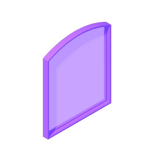 Single-Hung Windows - Arch Head Dimensions & Drawings | Dimensions.com