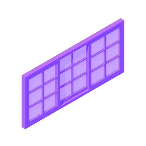 Sliding Window - 3 Panels, Clear Dimensions & Drawings | Dimensions.com