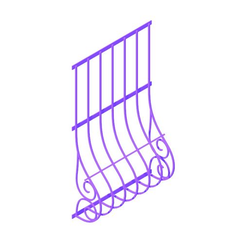 Window Security Bars Dimensions & Drawings | Dimensions.com