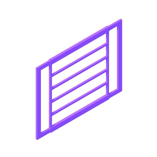 Window Security Bars Dimensions & Drawings | Dimensions.com