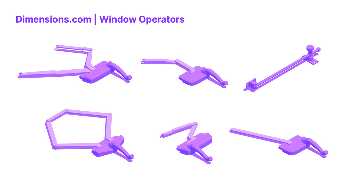 Window Operators Dimensions & Drawings | Dimensions.com