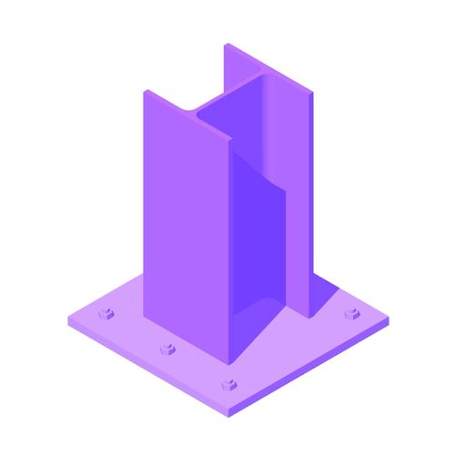 Steel Connection - Pin & Hinge, Cut End Dimensions & Drawings ...