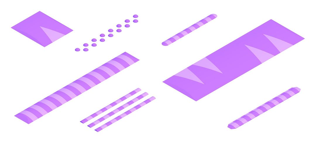 Speed Bumps Dimensions & Drawings | Dimensions.com