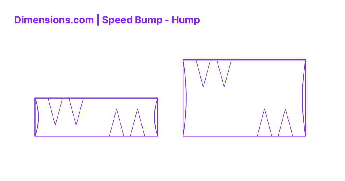 Speed Bump - Hump Dimensions & Drawings | Dimensions.com