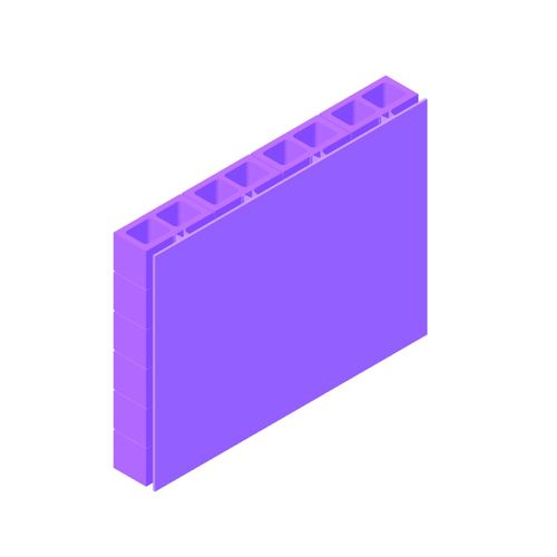 Concrete Wall - CMU Dimensions & Drawings | Dimensions.com