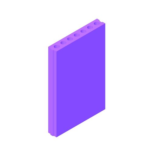 Concrete Wall - Panel, Ribbed Dimensions & Drawings | Dimensions.com