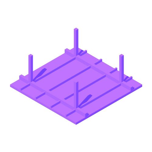 Concrete Floor - One-Way, Band Slab Dimensions & Drawings | Dimensions.com