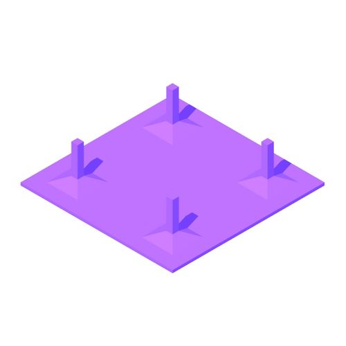 Concrete Floor - One-Way, Band Slab Dimensions & Drawings | Dimensions.com