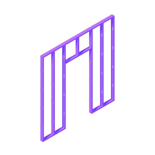 Steel Wall - Framing, Window Dimensions & Drawings | Dimensions.com