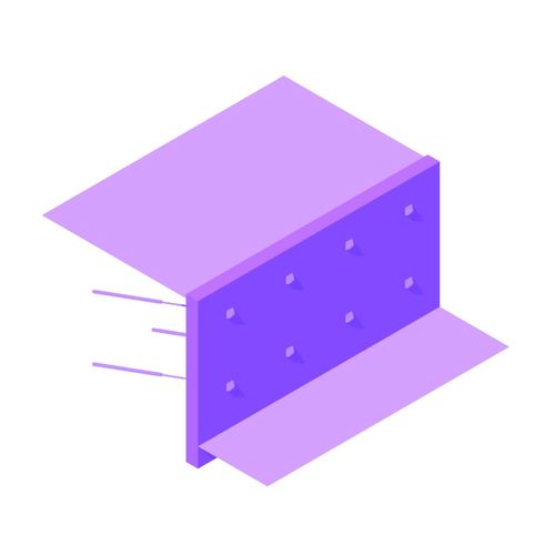 Retaining Wall - Cantilever, L-Type Dimensions & Drawings | Dimensions.com