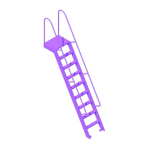 Access Ladder - Dropdown Dimensions & Drawings | Dimensions.com