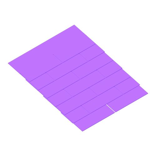 Roofing - Asphalt, Shingle, 3 Tab Dimensions & Drawings | Dimensions.com