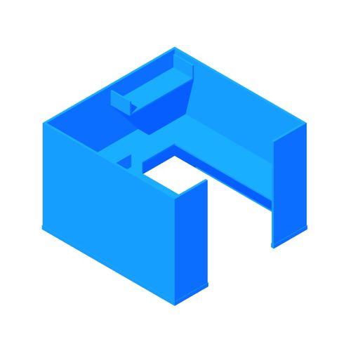 Task Workstation | Cubicle Dimensions & Drawings | Dimensions.com