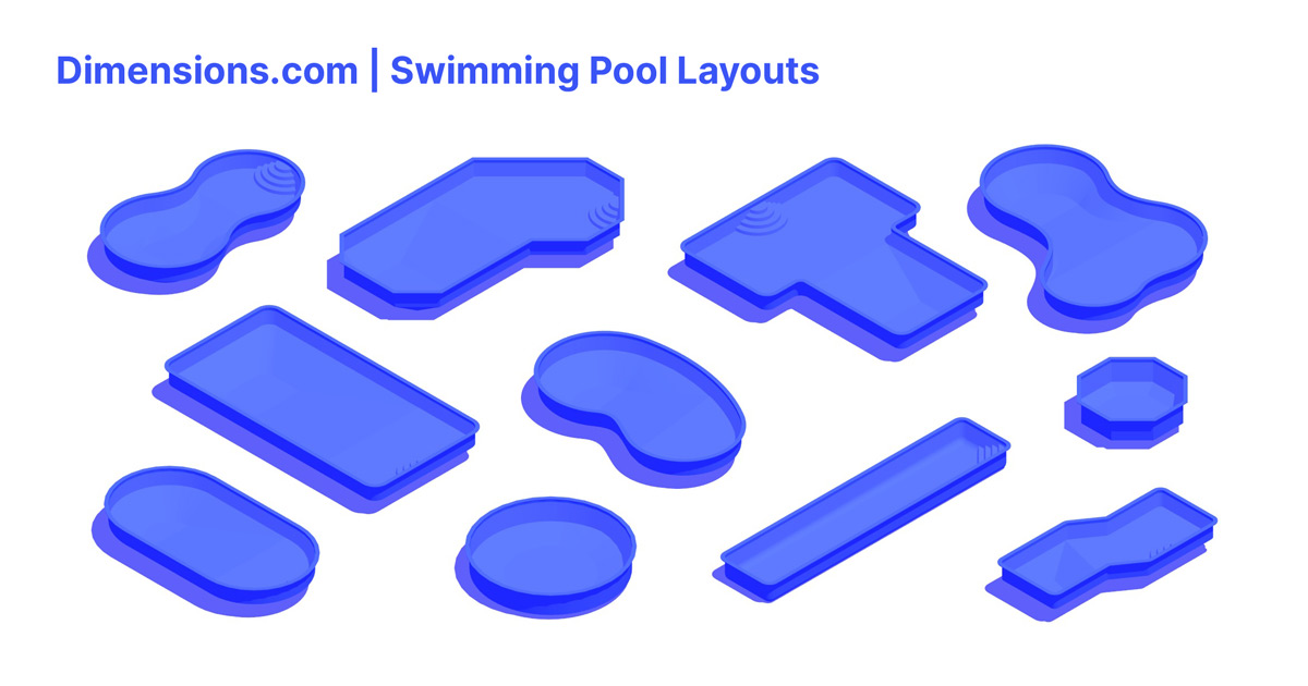 Swimming Pool Layouts Dimensions & Drawings | Dimensions.com