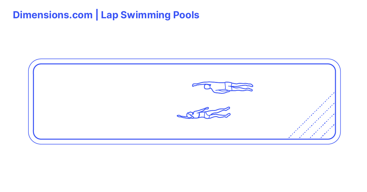 Swimming Pool - Lap Dimensions & Drawings | Dimensions.com