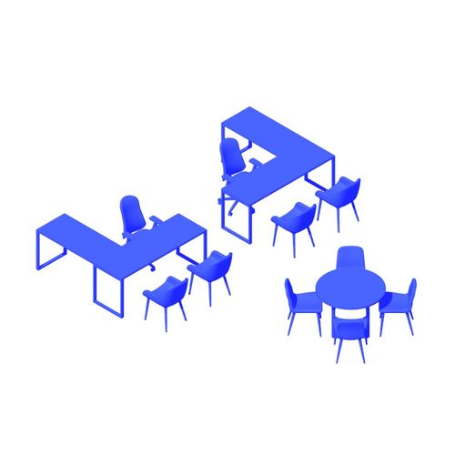 Open Office - Grid, L-Shape Dimensions & Drawings | Dimensions.com