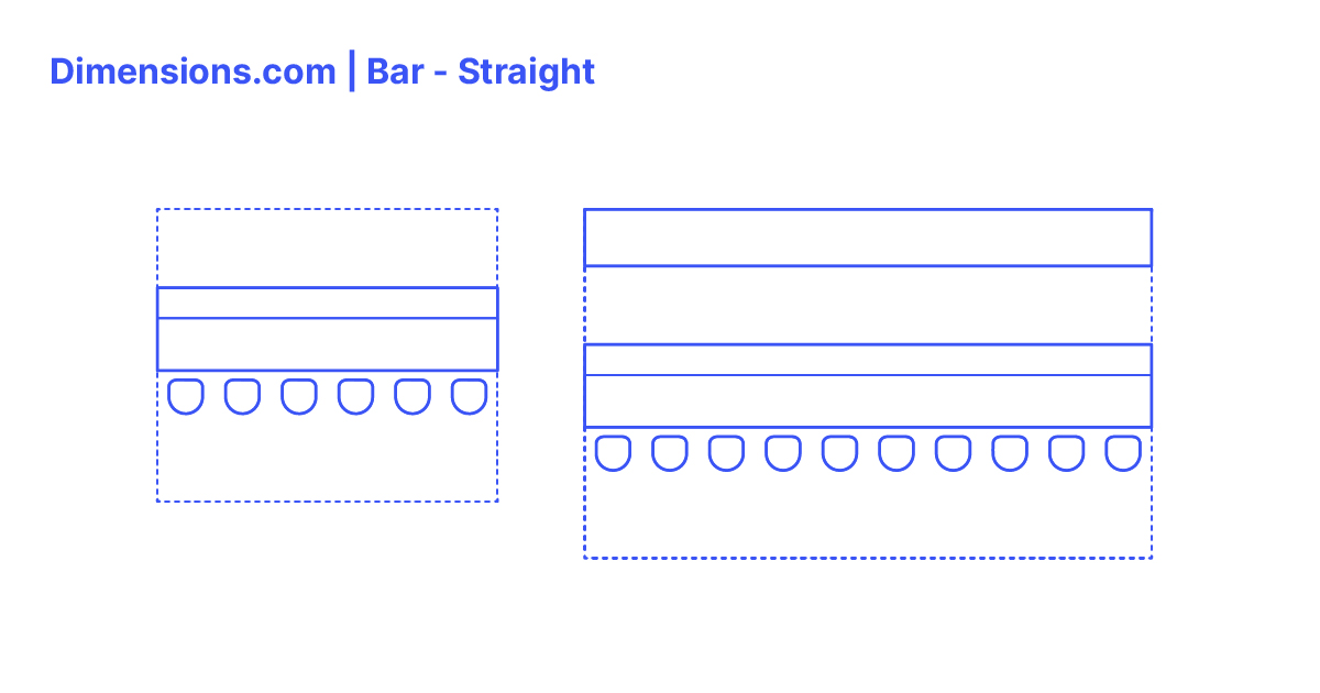 Bar - Straight Dimensions & Drawings | Dimensions.com