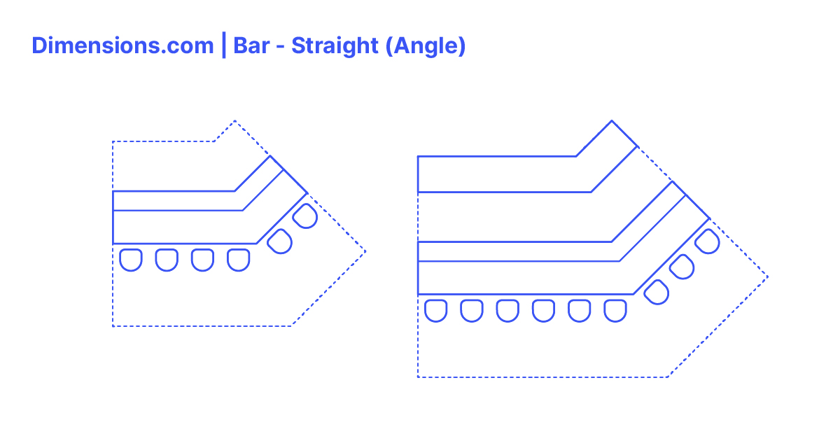 Bar - Straight, Angle Dimensions & Drawings | Dimensions.com