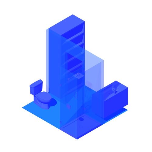 Two | Double Lift Elevator Bank Dimensions & Drawings | Dimensions.com