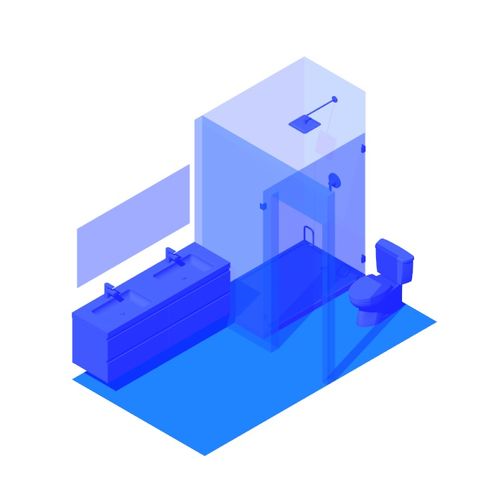 Two | Double Lift Elevator Bank Dimensions & Drawings | Dimensions.com