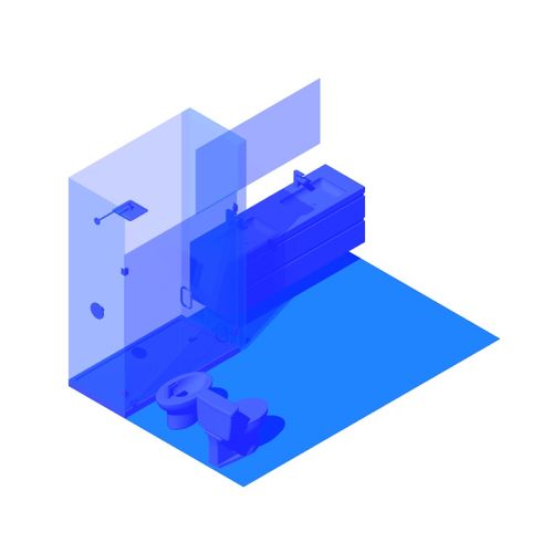 Passenger Turning Path - 90° Dimensions & Drawings | Dimensions.com