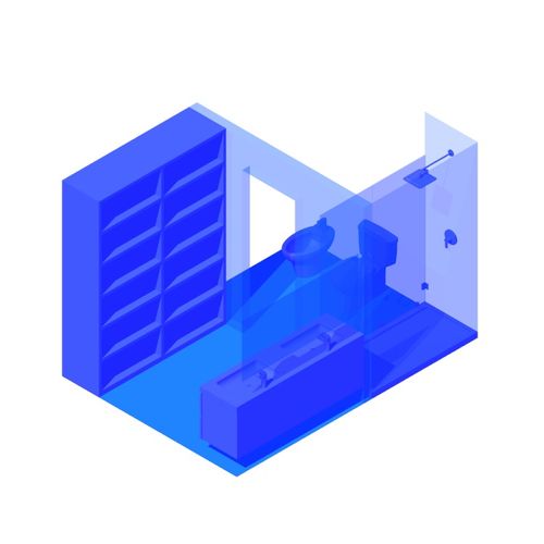 Two | Double Lift Elevator Bank Dimensions & Drawings | Dimensions.com