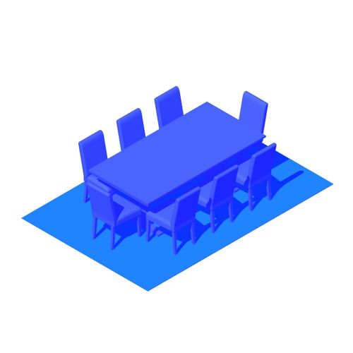 Meeting Room - Rectangle (Medium) Dimensions & Drawings | Dimensions.com
