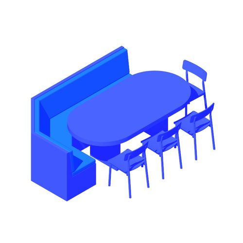 Breakfast Nooks Dimensions & Drawings | Dimensions.com