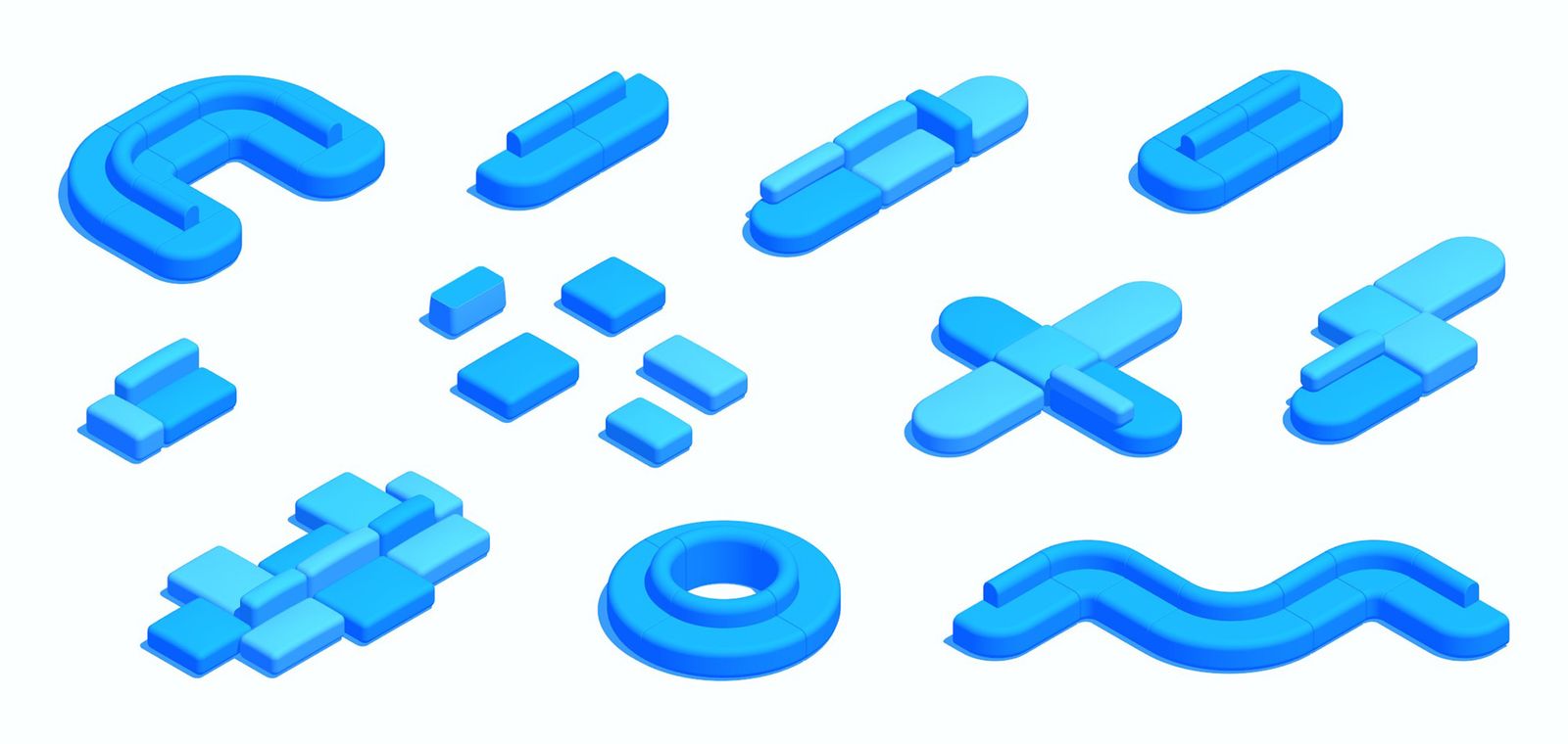 Modular Lounge Seating Dimensions & Drawings | Dimensions.com
