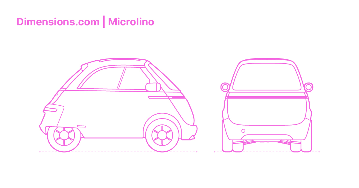 Microlino Dimensions & Drawings | Dimensions.com
