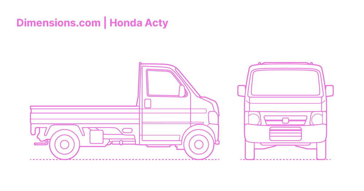 Honda Acty Dimensions